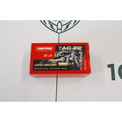 .22LR Norma TAC-22 Target - Box Of 50